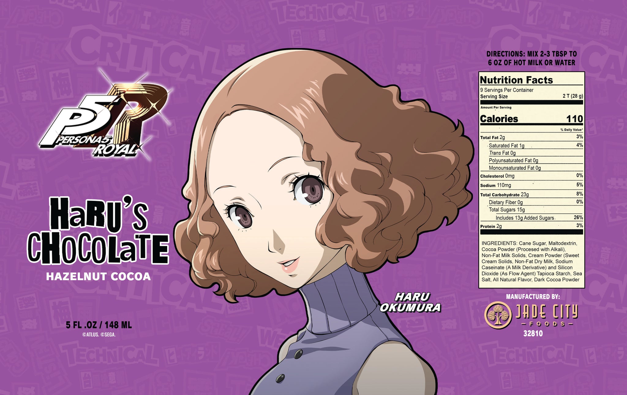 Persona 5 Royale : Hot Chocolate 4-Pack – Jade City Foods