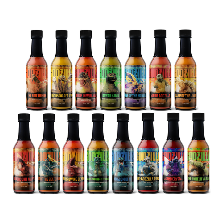 Godzilla Hot Sauce Master Set – Jade City Foods